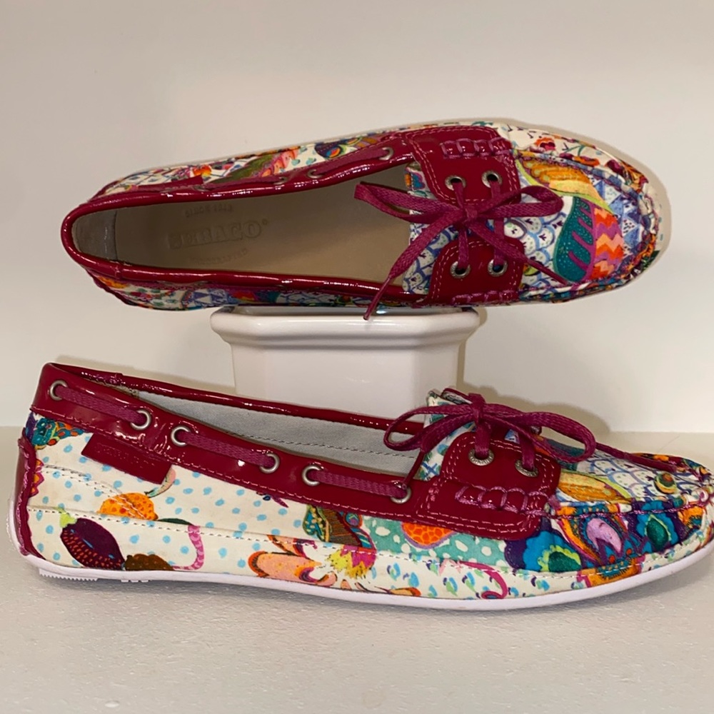 Sebago Women's Bala Boat Shoe Grand Bazaar Print Pink… - Gem